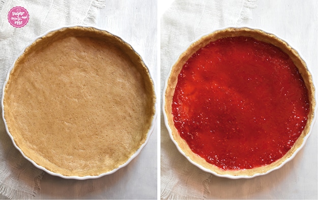 Linzer Torte – gefüllt mit Himbeer-Pelargonien-Gelee - sugar&rose